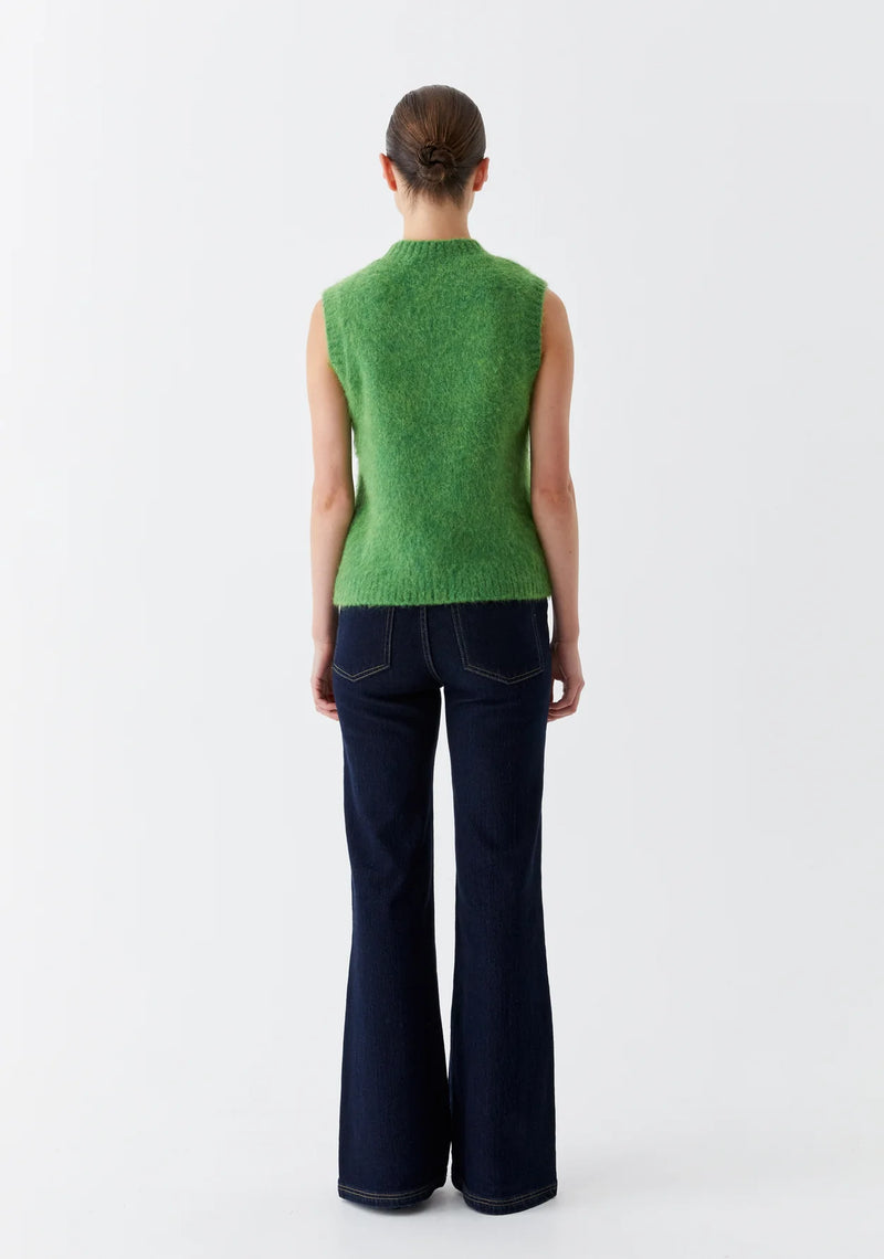 Riley Knit Vest / Wasabi – Inky & Moss